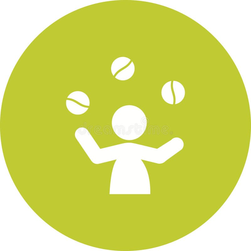 Ball Juggling stock vector. Illustration of circus, juggle - 79081341