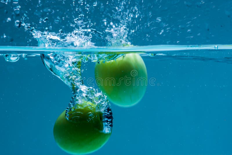 The Ball Jujube Down the Water Stock Image - Image of green, jujube ...