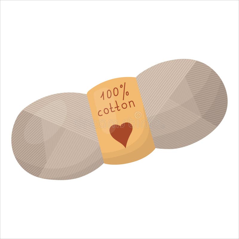 A Ball of Knitting Thread. Vector Illustration Stock Vector ...