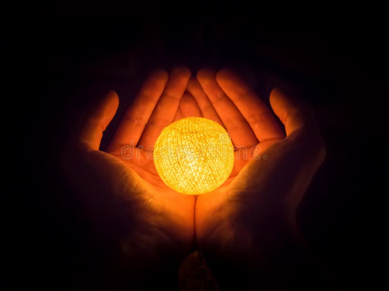 Light In Hands, Magic Energy Stock Photo - Image of inspiration ...