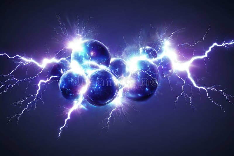 Ball Lightning, Magical Effect Design Elements Lightning Strike Impact ...