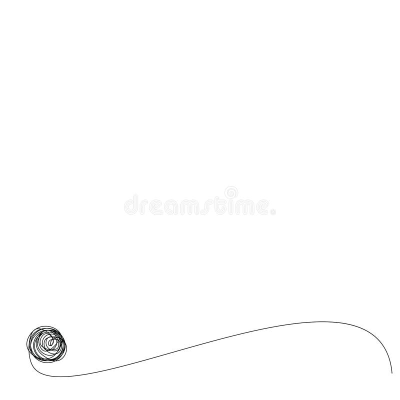 Ball Line Drawing, Vector Illustration Stock Vector - Illustration of ...