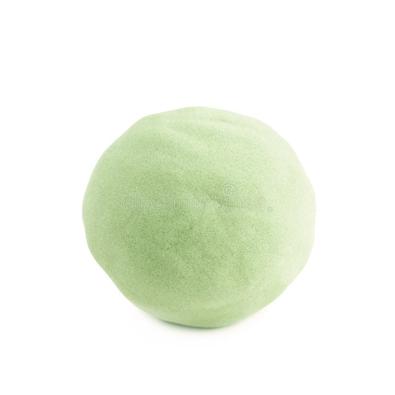 Ball Made of Kinetic Sand Isolated Stock Image - Image of enjoy, grain ...