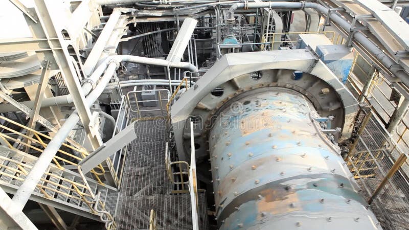 Copper-processing Plant with Manufacturing Machinery Stock Footage ...