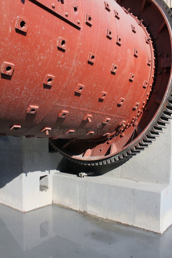 Ball Mill stock image. Image of ball, machine, rotate - 45347757