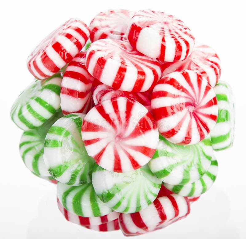 Ball of mints stock photo. Image of flavor, food, stripe - 28422010