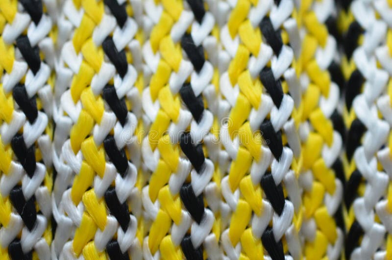 A Ball of Multi-colored Rope for Lifting Heavy Loads Close-up. Stock ...