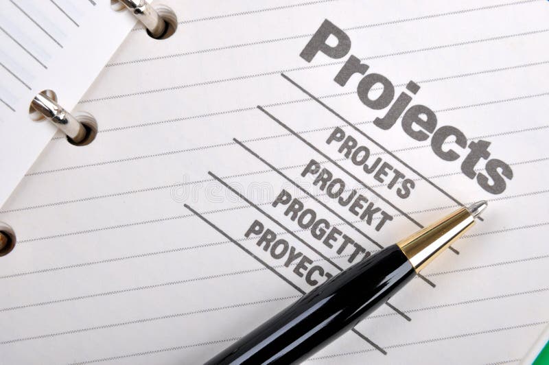 Project Planner stock photo. Image of journal, project - 208240