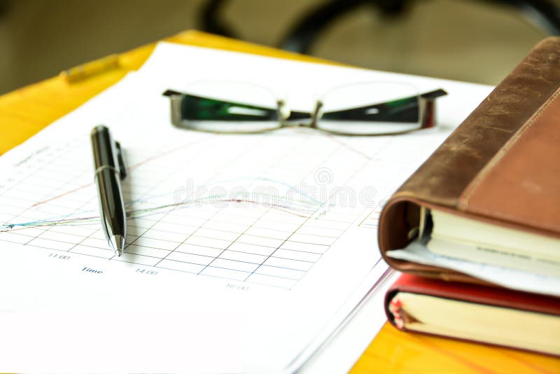 Ball Point Pen with Graph Sheet Stock Image - Image of tool, glasses ...