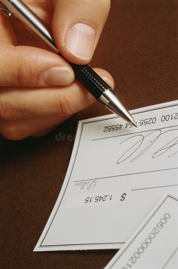 Ball-point pen in hand stock image. Image of ball, handle - 4822935