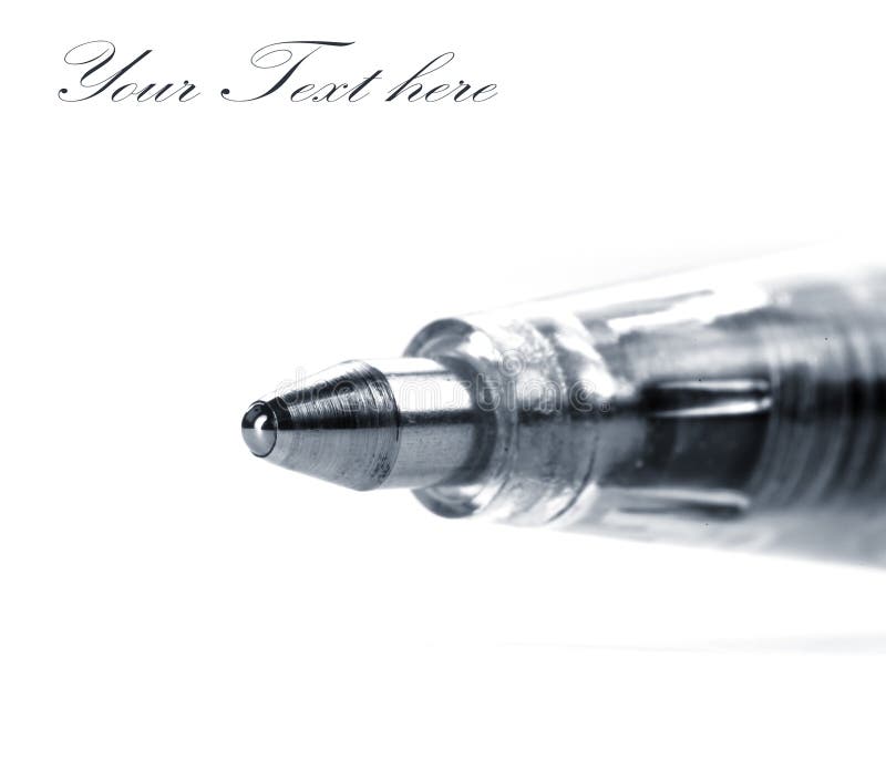 Ball point pen tip stock photo. Image of certificate - 30800894