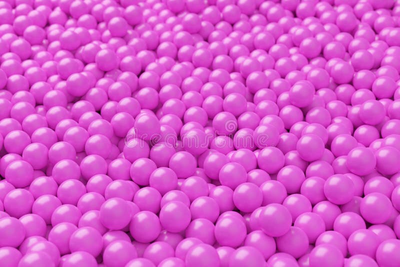 Ball Pool or Pit Filled with Blue Plastic Balls, Abstract Texture ...