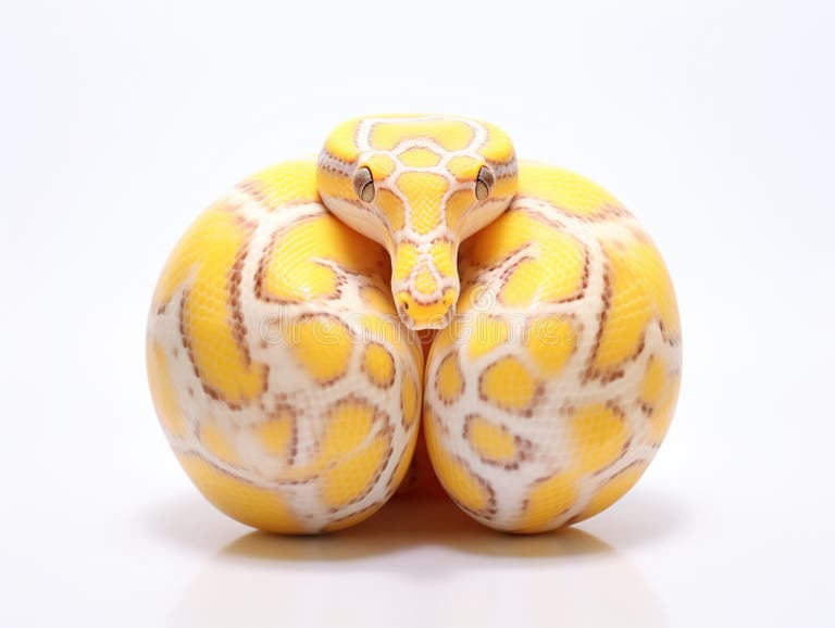 Ai Generated Illustration Wildlife Concept of Ball Python Stock ...
