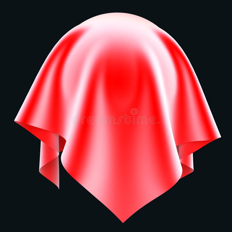 Ball in the Red Silk Cloth. Stock Illustration - Illustration of ...