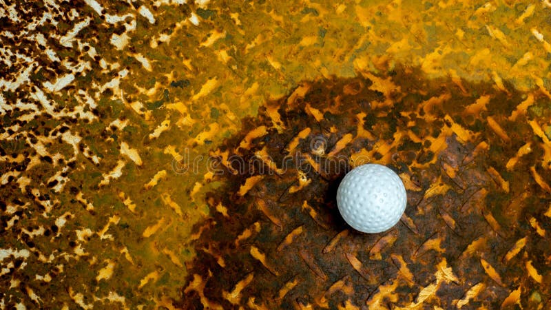Ball in a rusty steel stock photo. Image of textured - 63271104