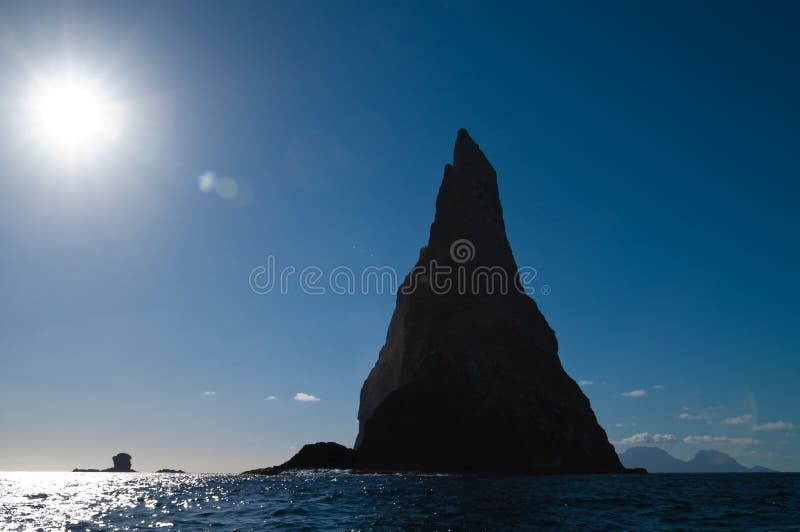 Balls Pyramid. Lord Howe Island Stock Photo - Image of rocky, australia ...