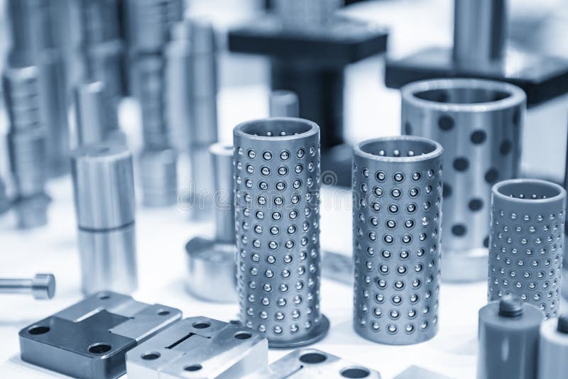 The Ball Slide Bushing Sample Part for Press Die Equipment. Stock Photo ...