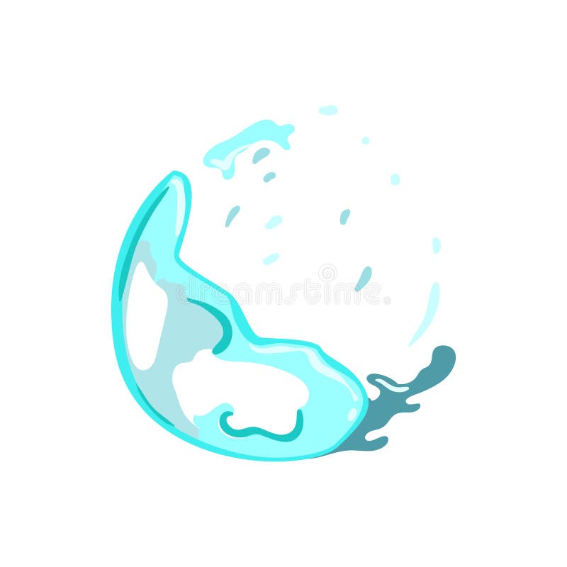 Ball Soap Bubble Explosion Cartoon Vector Illustration Stock ...