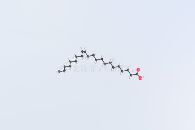 Erucic Acid Molecule. it is Docosenoic Acid, Monounsaturated Omega-9 ...