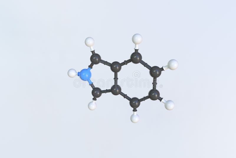 Isoindole Molecule, Scientific Molecular Model, Looping 3d Animation ...