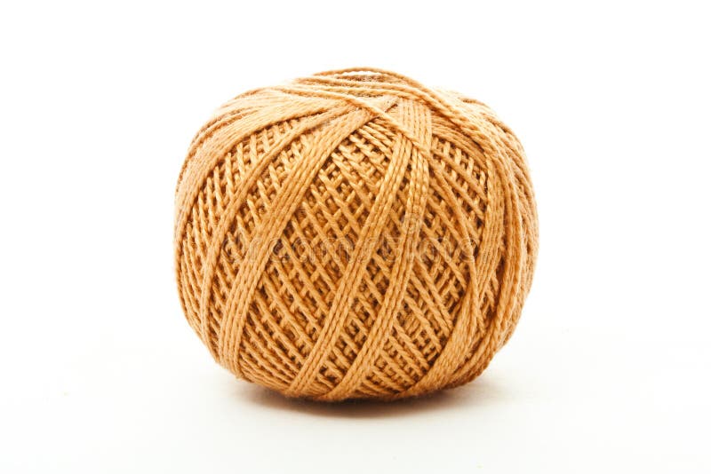 Ball of thread stock photo. Image of natural, stitch - 13763584