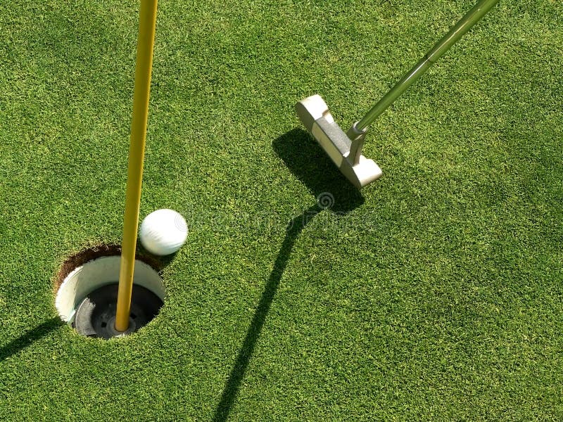 Golf ball and hole stock image. Image of birdie, woods - 118359