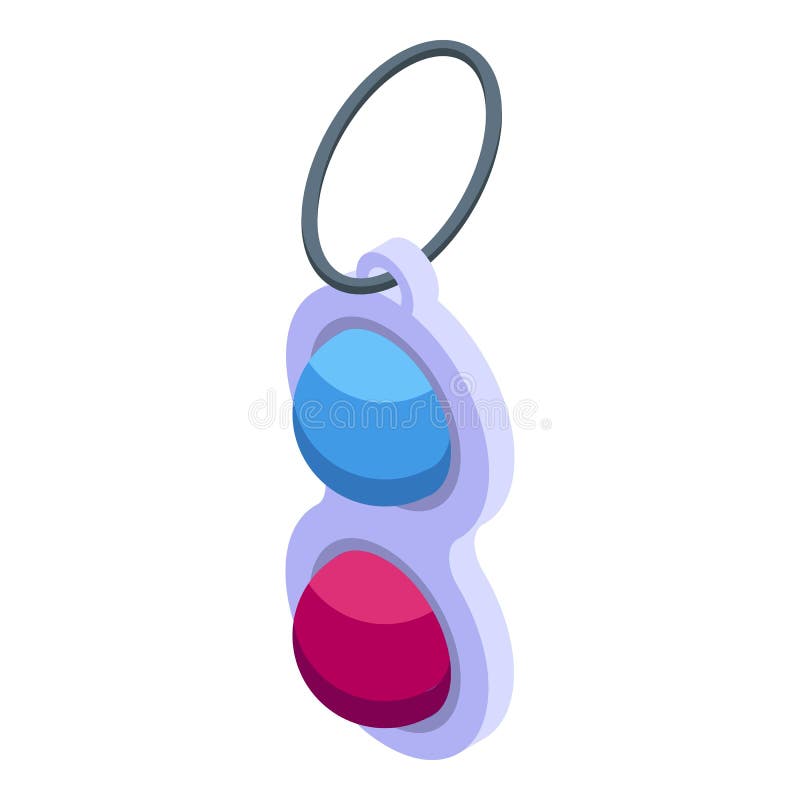 Ball Toy Icon Isometric Vector. Pop Game Stock Vector - Illustration of ...