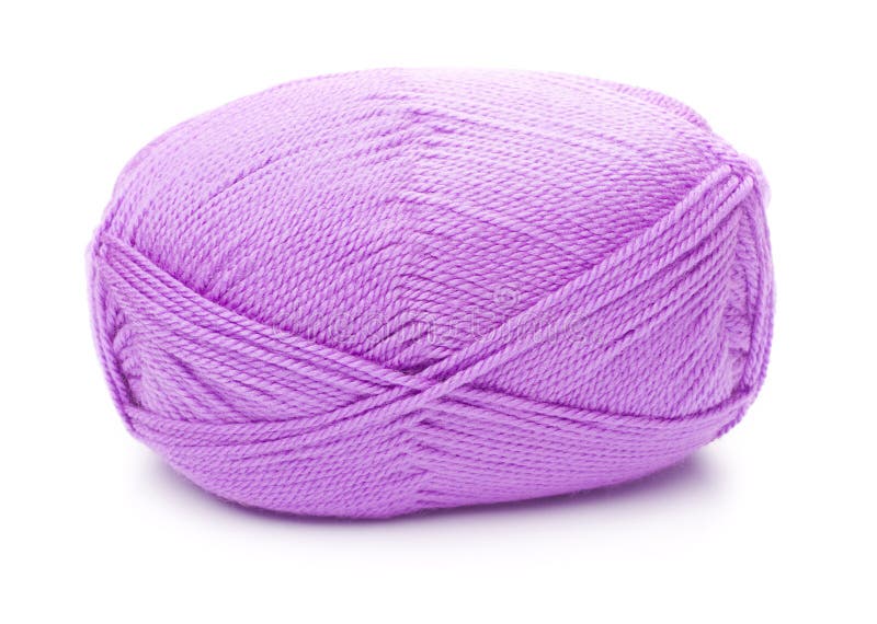 Purple wool yarn ball stock photo. Image of craft, home - 34603698