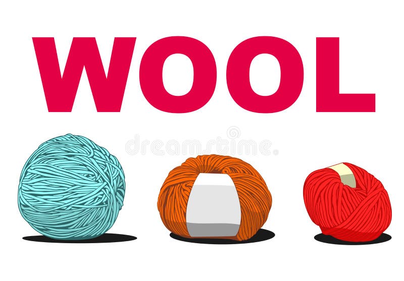 Ball of Wool Sign Illustration Stock Vector - Illustration of household ...