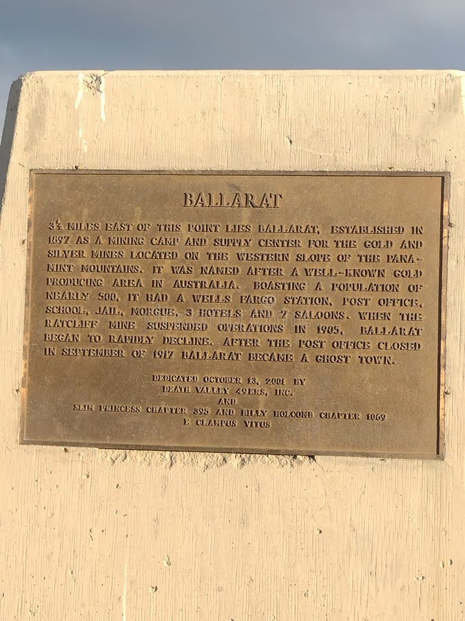 Ballarat stock image. Image of sign, history, relief - 237583641