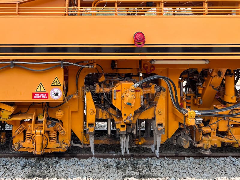 Ballast Tamper Machine Railway Station Stock Photos - Free & Royalty ...
