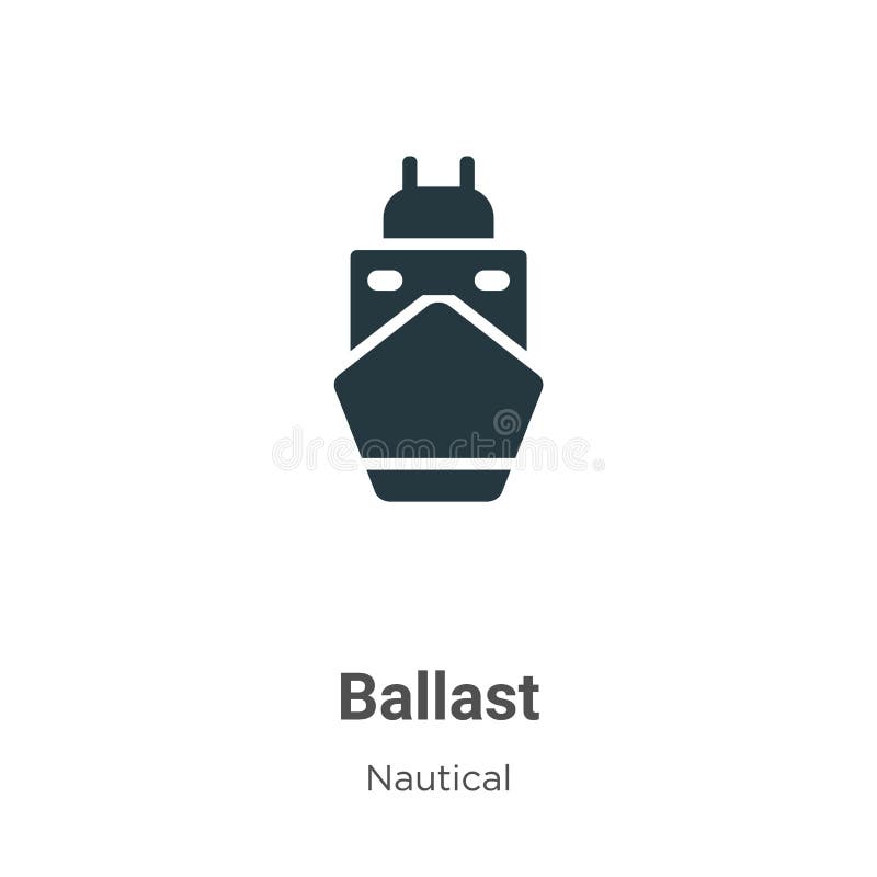 Ballast Icon. Trendy Flat Vector Ballast Icon on White Background from ...
