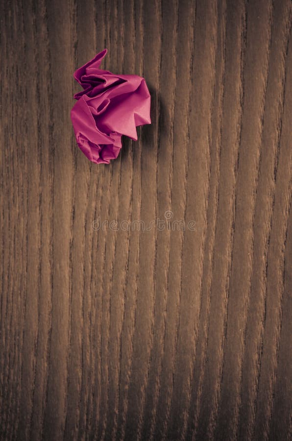 Paper balled stock image. Image of rejection, recycle - 173643265