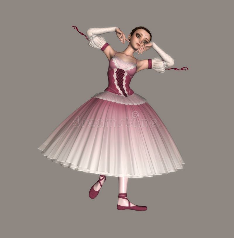 Snowflake Ballerina - 1 stock illustration. Illustration of dance - 3596334