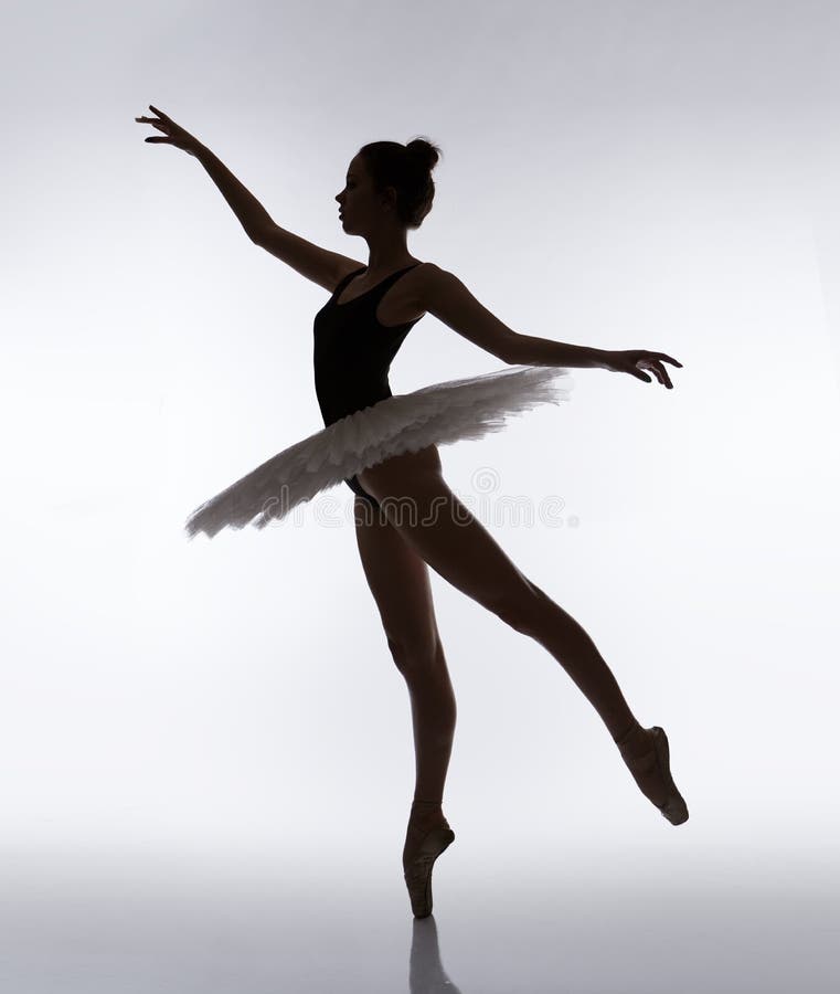 Ballerina in the Backlight stock photo. Image of figure - 109610944