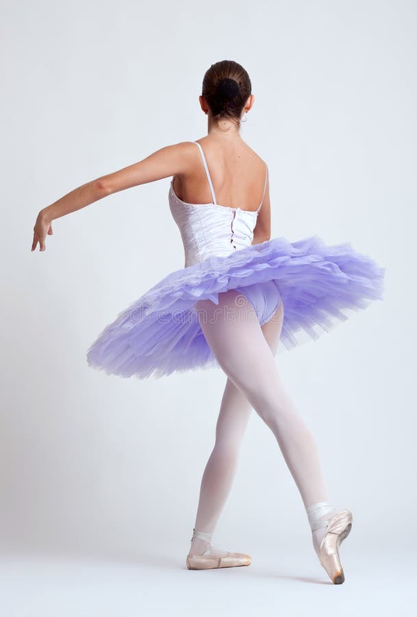 Ballerina dancing stock image. Image of back, beautiful - 16604731