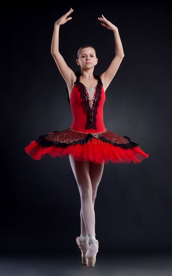 Ballerina is Dancing Gracefully Stock Image - Image of person ...