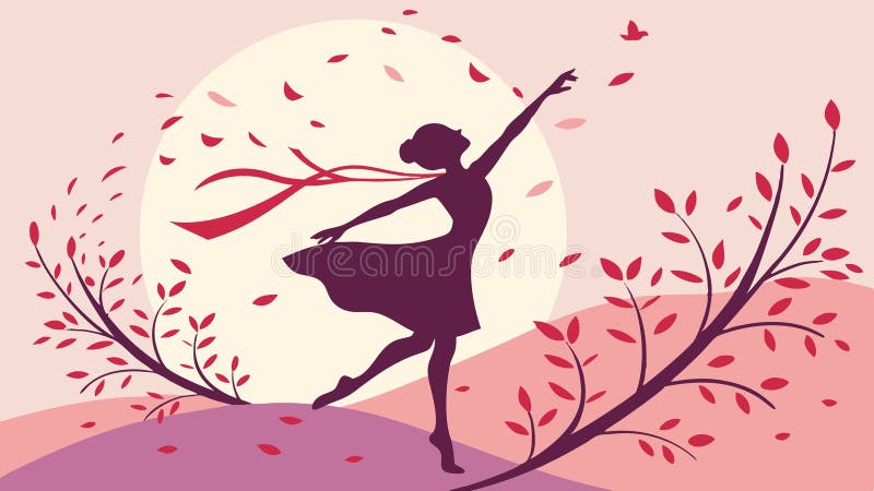 Ballerina Dancing Gracefully: Artistic Movement Elegance Vector, Vector Design Generative AI ...