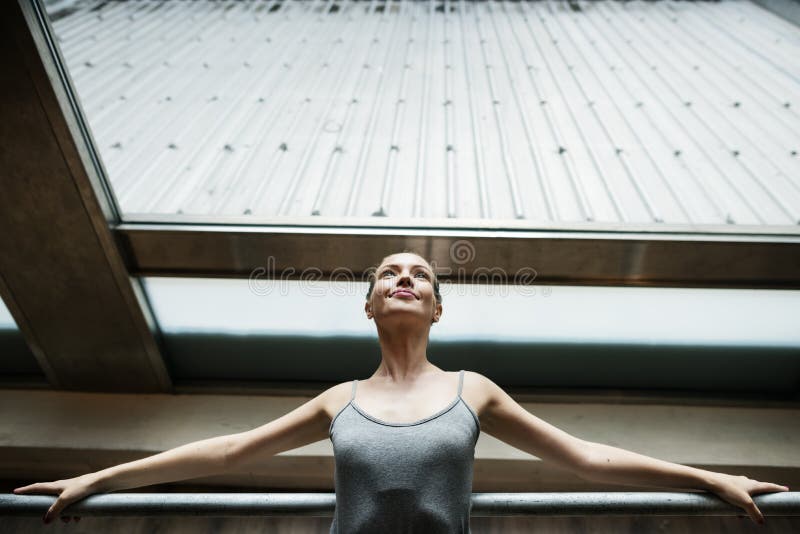 Ballerina Practice Ballet School Concept Stock Image - Image of hobby ...