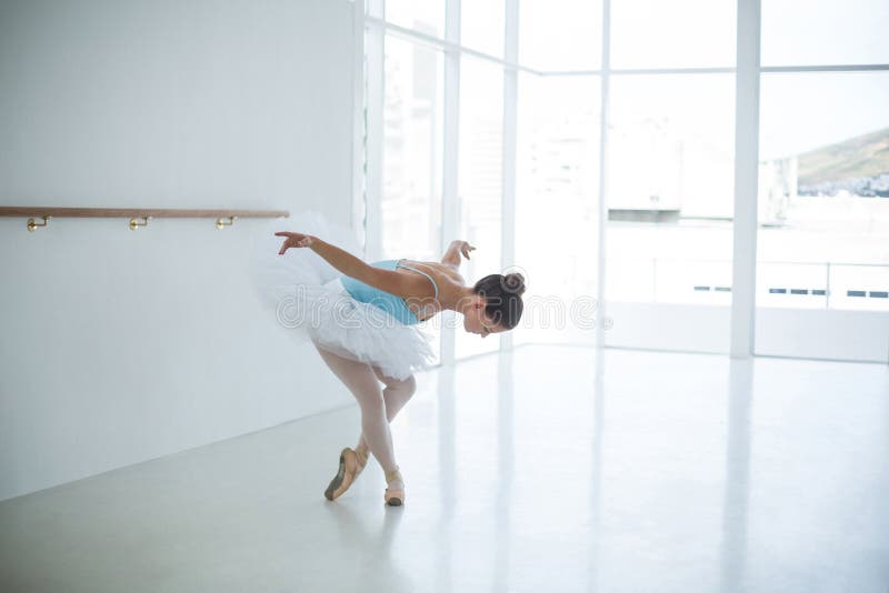 Ballerina Practicing Ballet Dance Stock Image - Image of dance, dancing ...