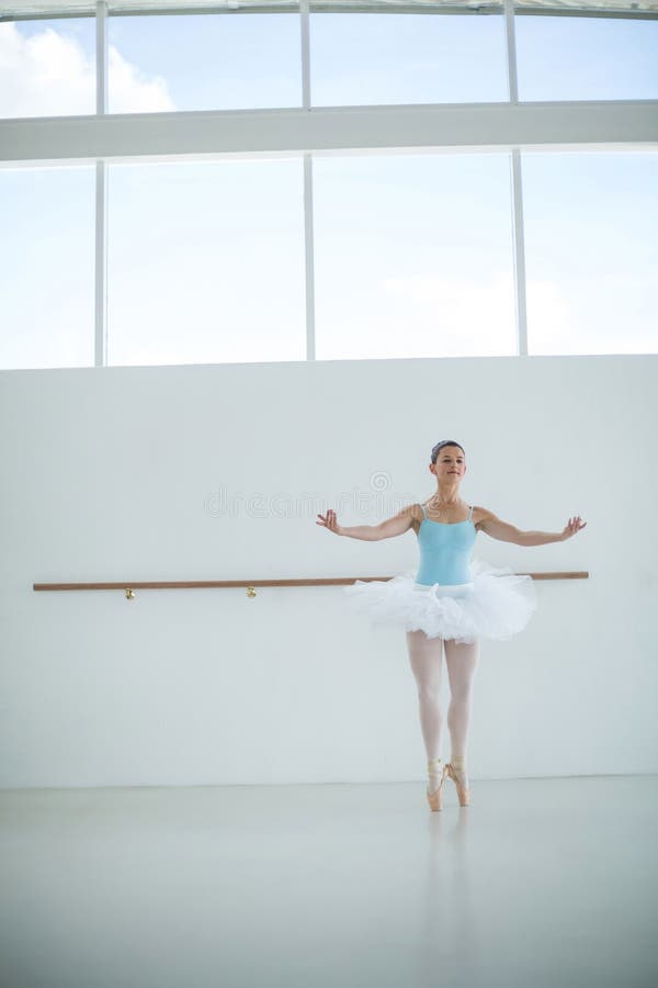 Ballerina Practicing Ballet Dance Stock Image - Image of hobbies ...