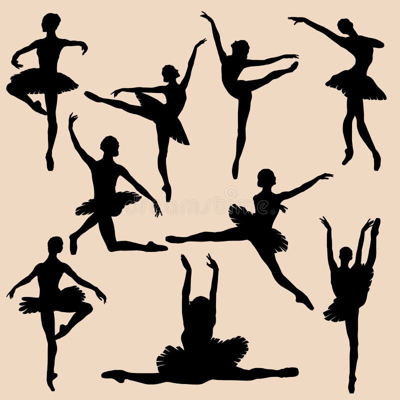 Printable Pink Ballerina Silhouette