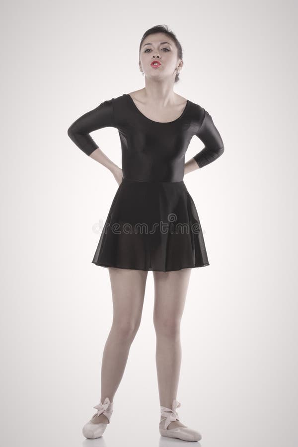 Ballerina talking aloud stock image. Image of person - 12544807
