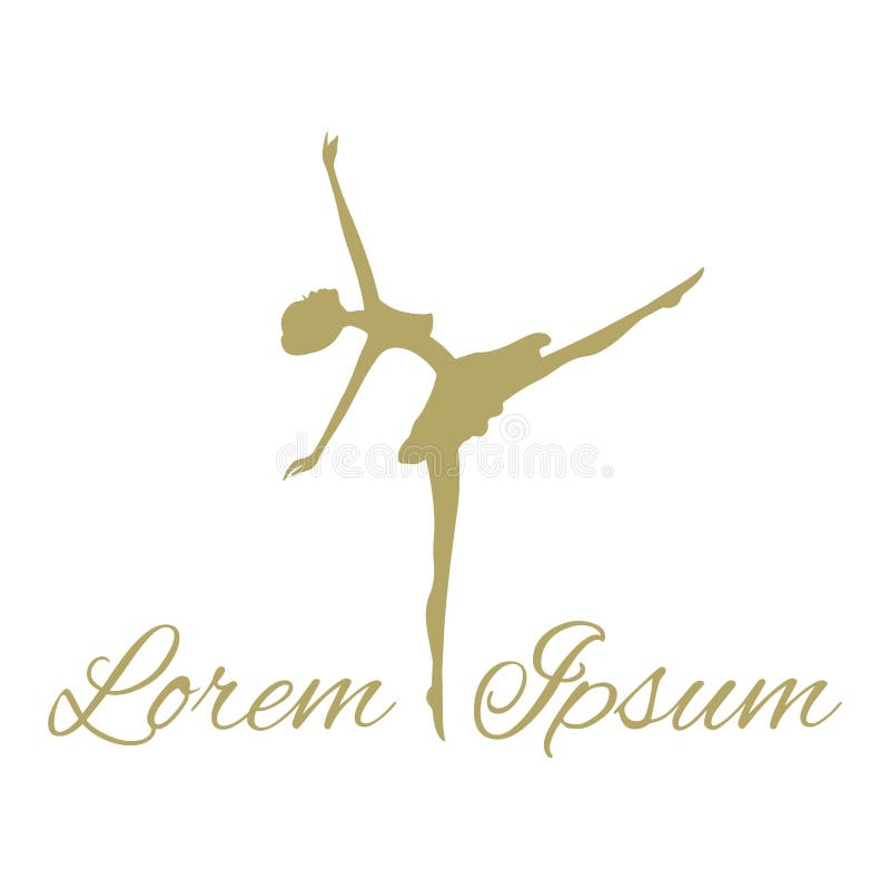 Training Golden Ballet Dancer Stock Illustrations – 17 Training Golden ...