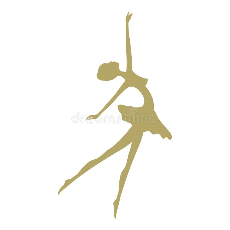 Training Golden Ballet Dancer Stock Illustrations – 17 Training Golden ...