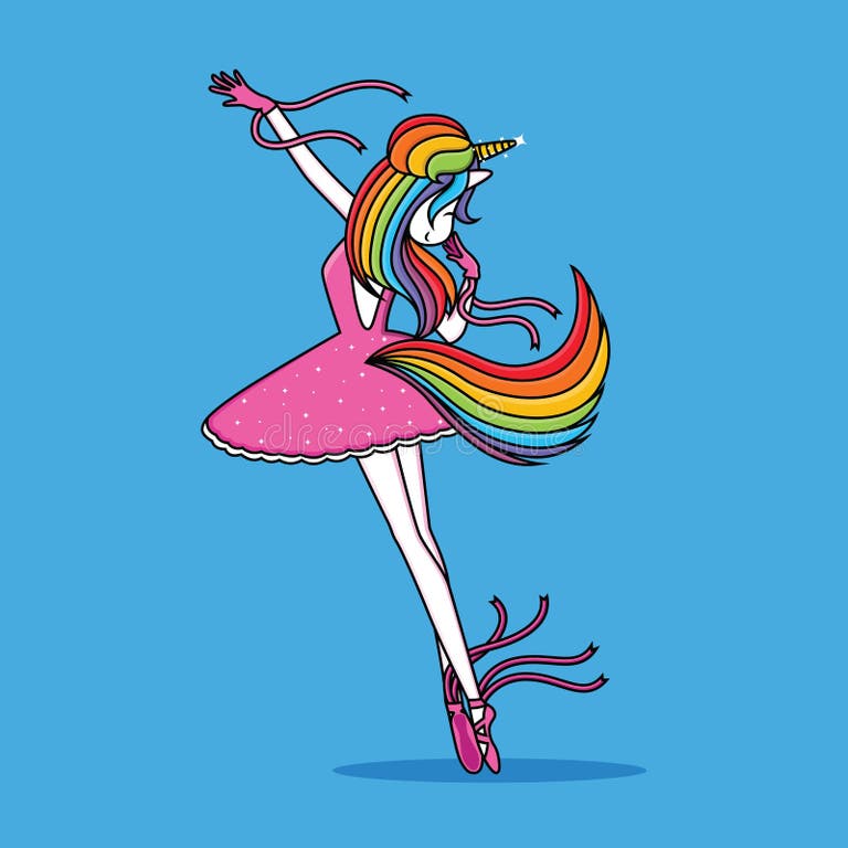 Unicorn Ballet Cartoon Stock Illustrations – 132 Unicorn Ballet Cartoon ...