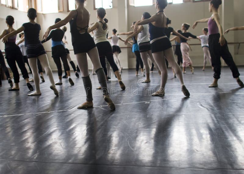 Ballet Class stock photo. Image of pointe, class, ballerina - 3613116