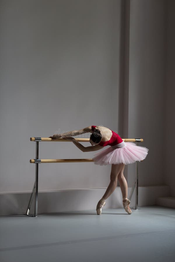 Beuatiful Ballerina Training in the Class Stock Photo - Image of dance ...