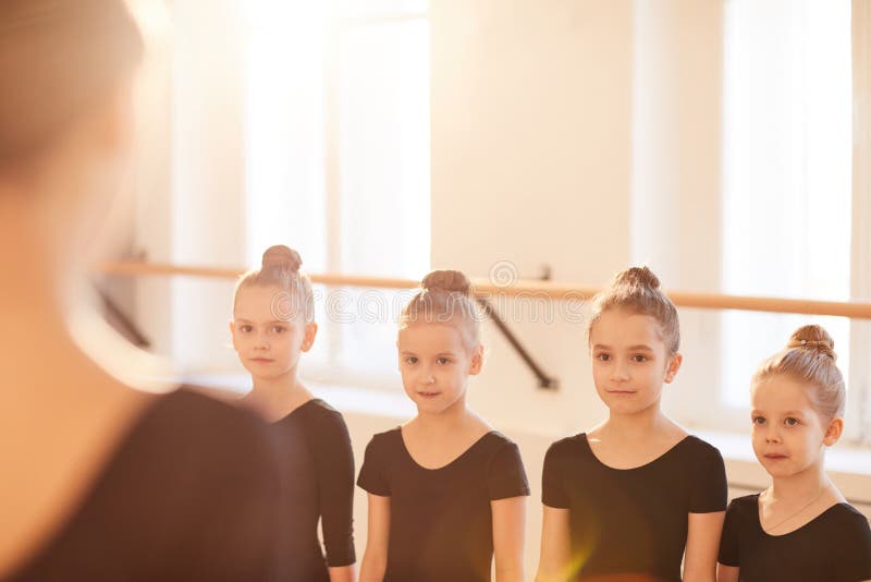 Children in Ballet Class stock image. Image of little - 146191813