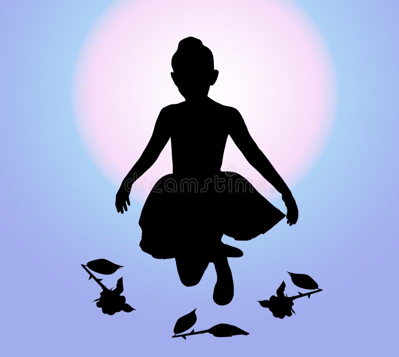 Ballet Curtsy 3 stock illustration. Illustration of fame - 4610087